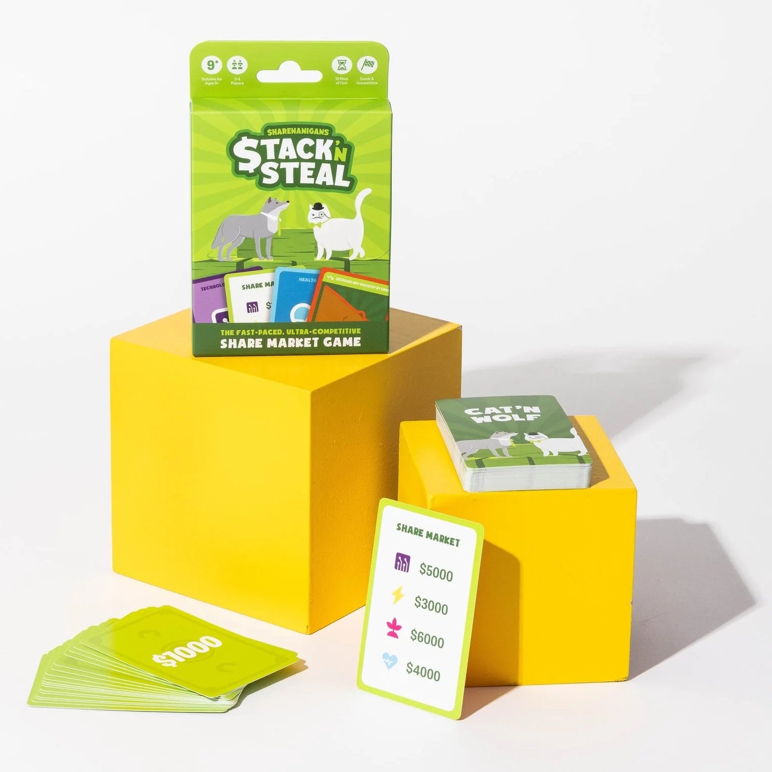 Stack 'n Steal Investing Card Game – Mandy Money